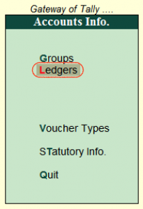 How to Create Ledgers in Tally (Multiple Ledgers)