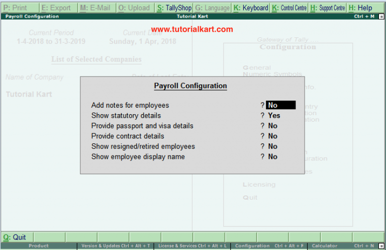 Configurations In Tally ERP 9 F12 Configuration TutorialKart configurations-in-tally-erp-9-f12-configuration-tutorialkart