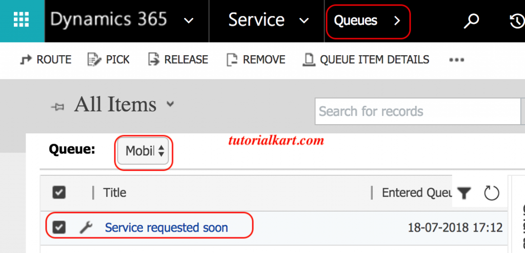 Customer service queues in Dynamics 365