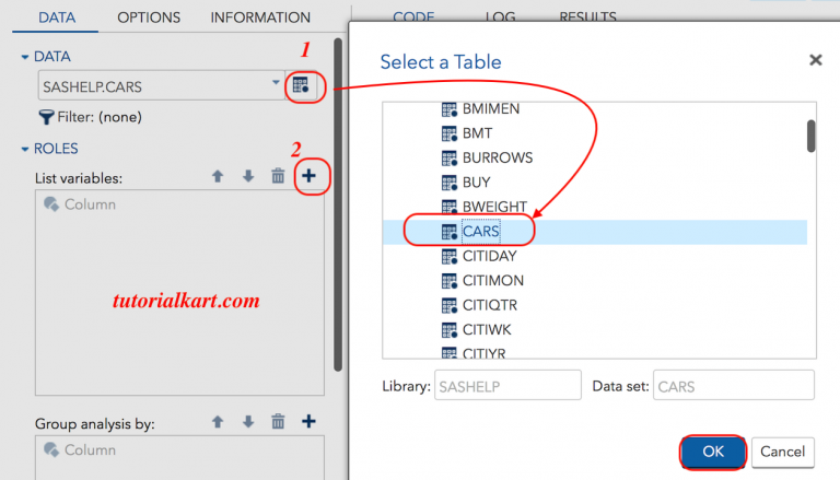 Creating SAS Reports - SAS tutorial