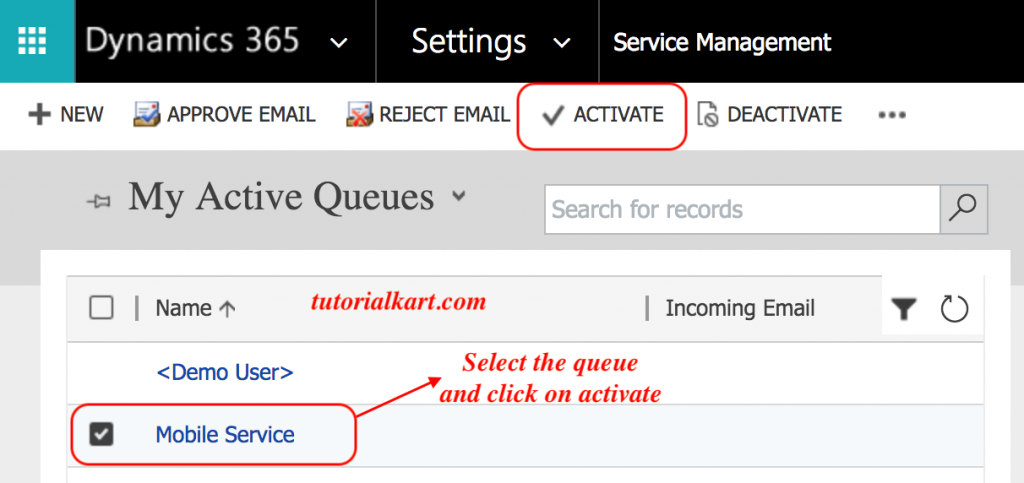 Customer service queues in Dynamics 365
