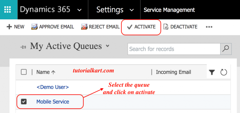 Customer service queues in Dynamics 365