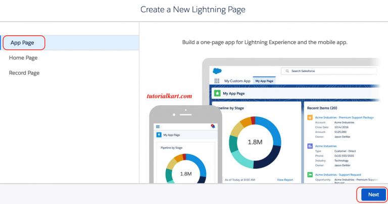 Lightning App Builder