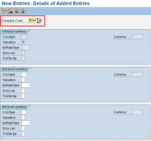 Define Currencies of Leading Ledger in SAP