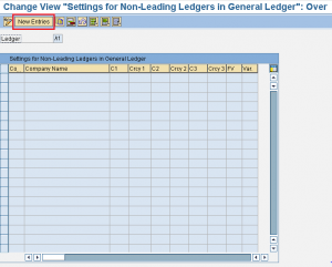 Define and Activate Non Leading Ledgers in SAP