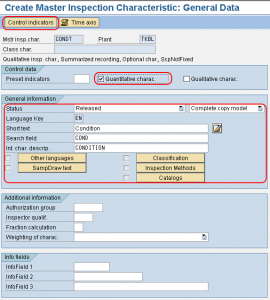 How to Create Master Inspection Characteristic in SAP