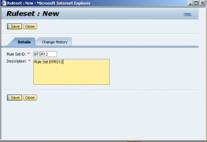 SAP GRC - Create Rule Sets