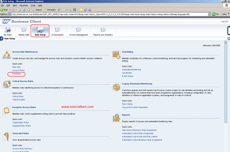 SAP GRC - Create Function ID in SAP GRC