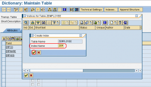 SAP ABAP Indexes | How to Create Indexes in SAP