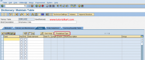 How to Create Database Table in SAP ABAP