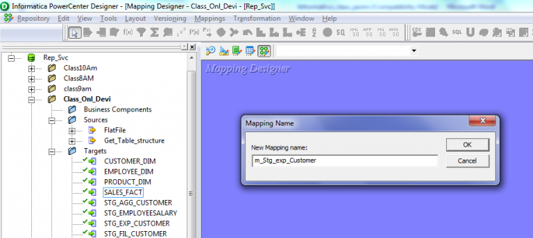 Creating Expression Transformation in Informatica