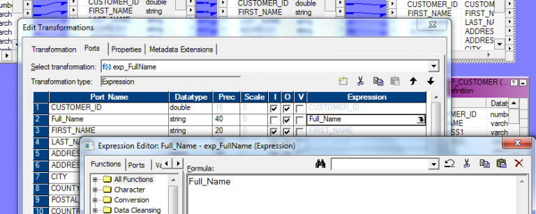 Creating Expression Transformation In Informatica