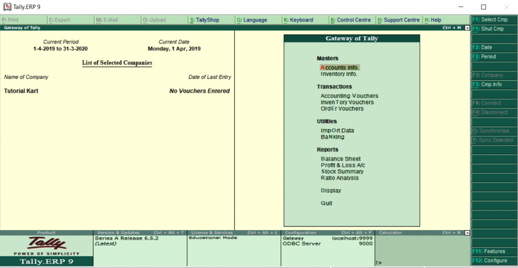 What Is Tally Definition Of Tally ERP 9 Software