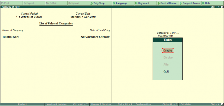 How to Create Units of Measure in Tally (Stock Units)