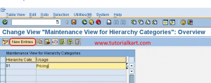SAP FSCM - Establish Hierarchy Category in SAP