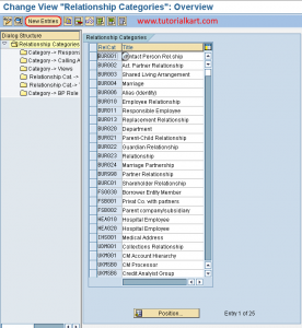 SAP FSCM - Define Relationship Categories in SAP