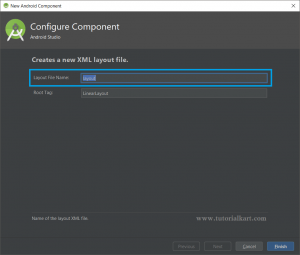 Android - How to Create Layout XML File in Resources?