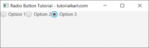 JavaFX RadioButton Tutorial