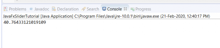 JavaFX Slider Tutorial JavaFX Slider Tutorial