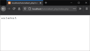 PHP If Statement with OR Operator