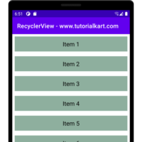 Android RecyclerView Tutorial in Kotlin