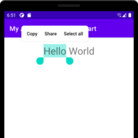 How to make Text in TextView Selectable in Kotlin Android?