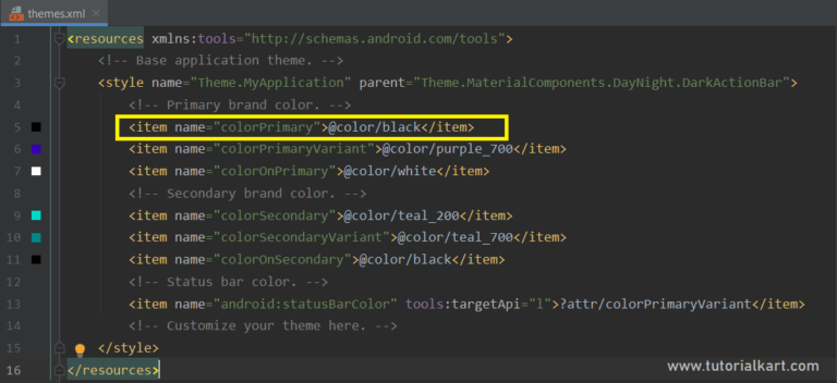 How to Change Background Color of Action Bar in Android?