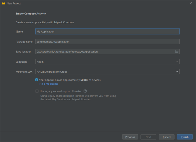 How to Create New Android Studio Project with Jetpack Compose? How to Create New Android Studio Project with Jetpack Compose?