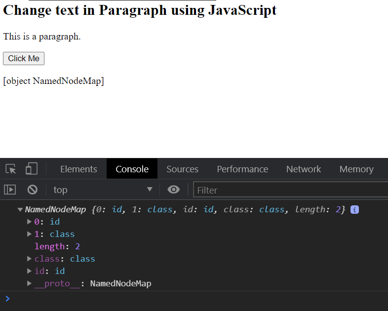 How To Get Attributes Of Paragraph Element In JavaScript 