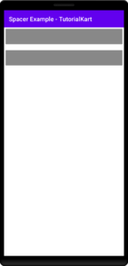 Spacer Composable - Examples - Android Jetpack Compose