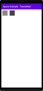 Spacer Composable - Examples - Android Jetpack Compose