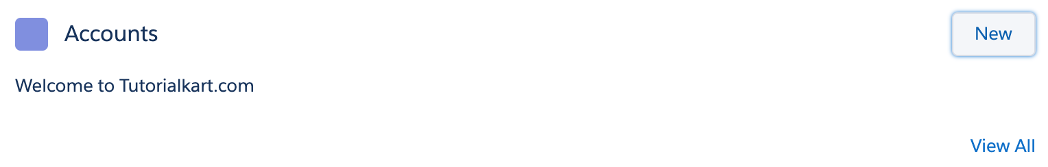 Salesforce Lightning Card Tutorial