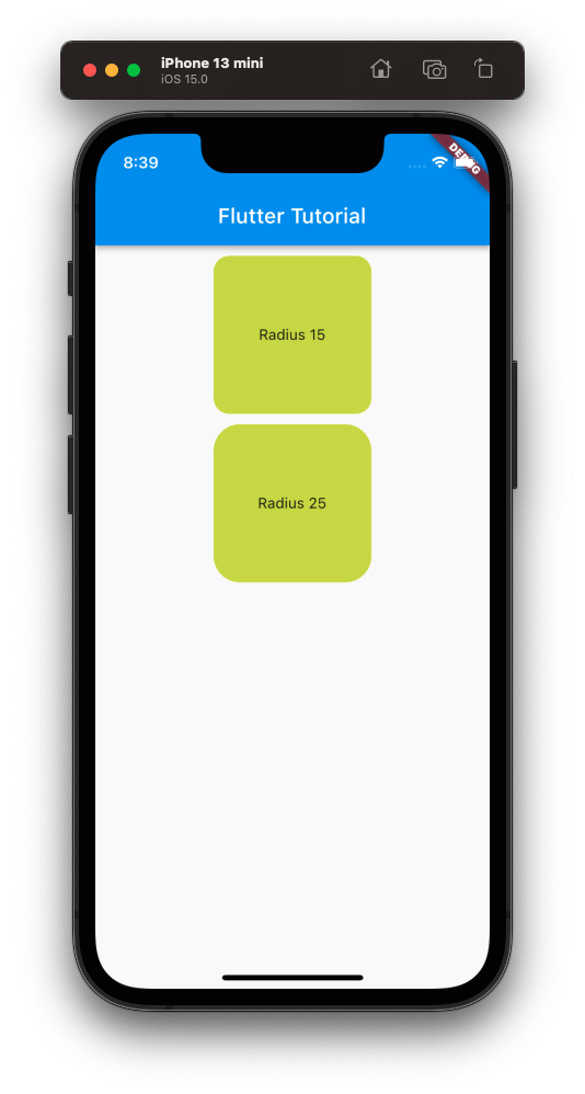 How To Set Border Radius For Container In Flutter 