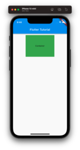 Flutter Container Widget Tutorial