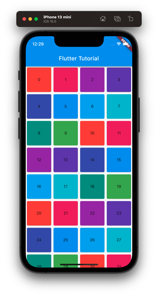 How To Dynamically Generate Items In GridView In Flutter TutorialKart