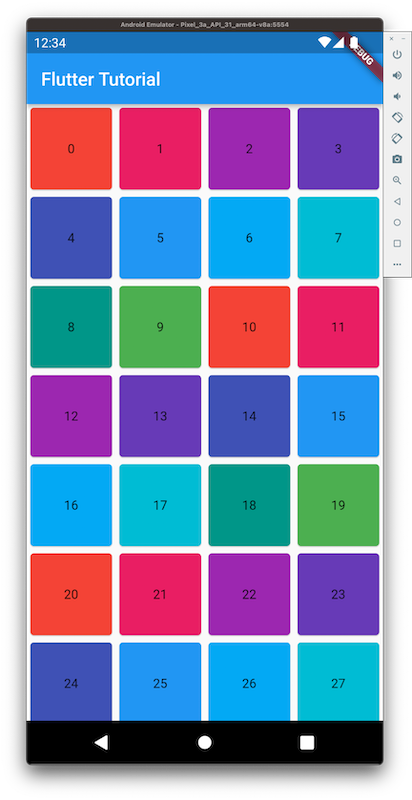 How To Dynamically Generate Items In GridView In Flutter TutorialKart