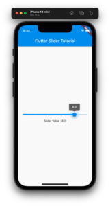 Flutter Slider Widget Tutorial - TutorialKart