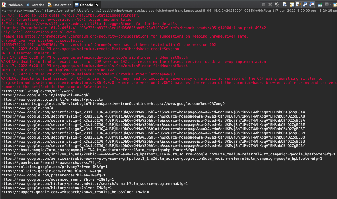get-all-links-in-web-page-selenium-java-tutorialkart