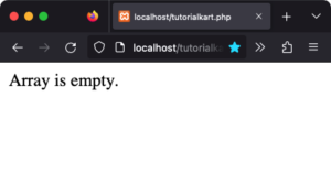 Check if Array is Empty in PHP - TutorialKart