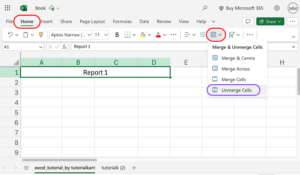 How to Merge Cells in Excel? Steps and Examples