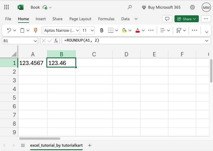 How to Round Numbers in Excel? Steps and Examples