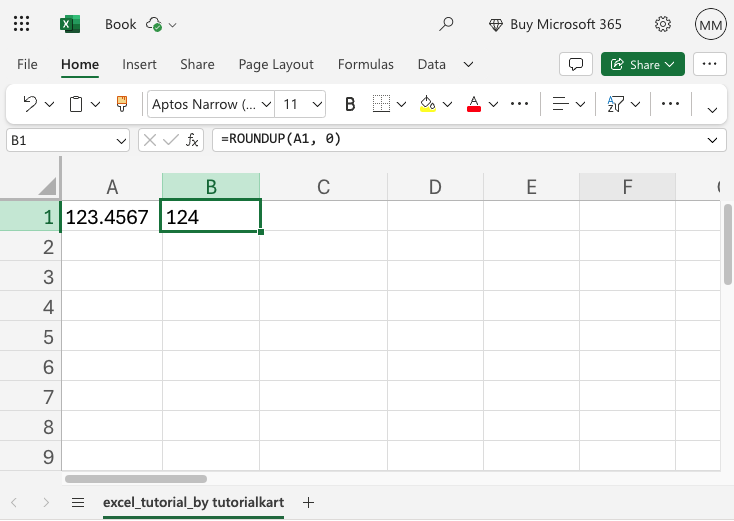 How to Round Numbers in Excel? Steps and Examples