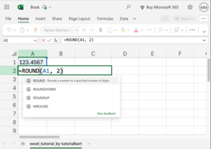How to Round Numbers in Excel? Steps and Examples