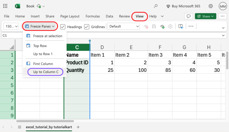 How to Freeze Columns in Excel? Steps and Examples