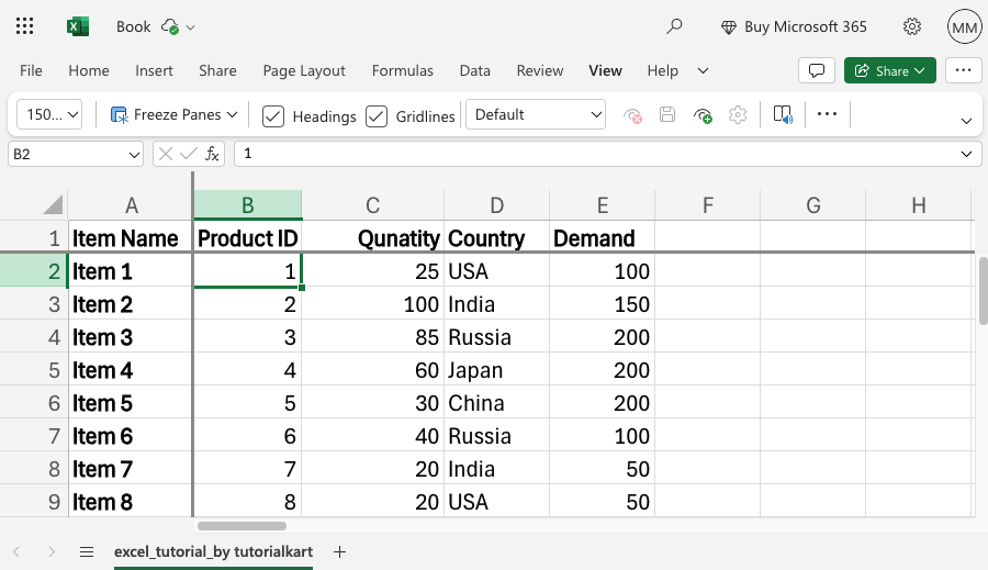 How to Freeze Rows and Columns in Excel? Steps and Examples