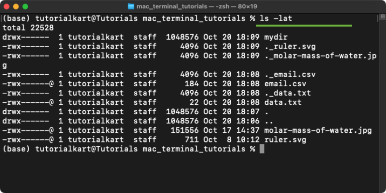 How to List Files and Directories in Mac Terminal
