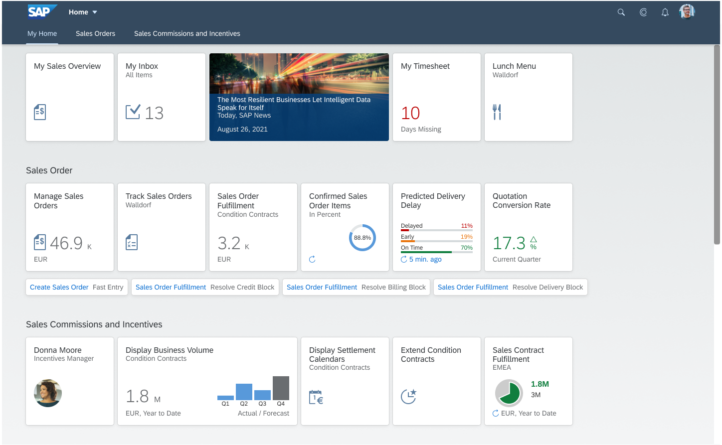 SAP Fiori Launchpad
