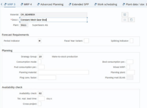 MRP3 View in SAP: Forecasting, Planning, and Availability Checks