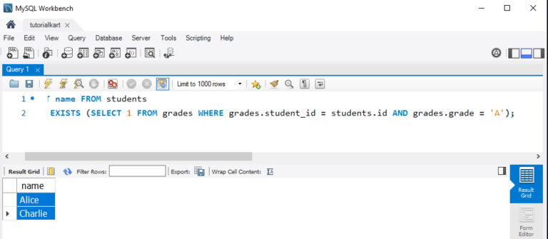 SQL EXISTS Operator - Syntax, Examples