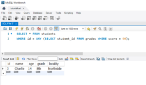 SQL ANY Operator - Syntax, Examples